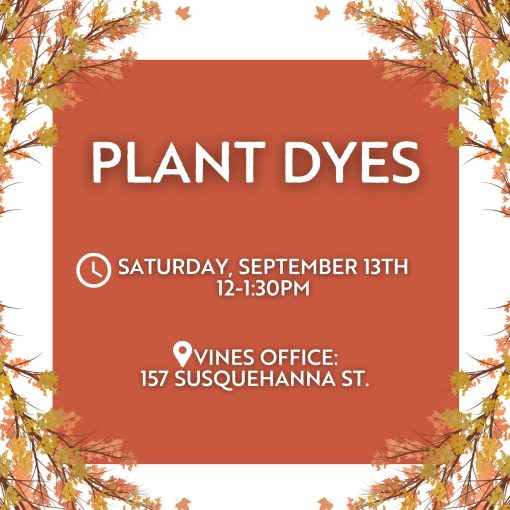 Plant Dyes with Marion Irwin – VINES